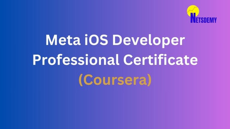 Meta ios developer professional certificate (Coursera)